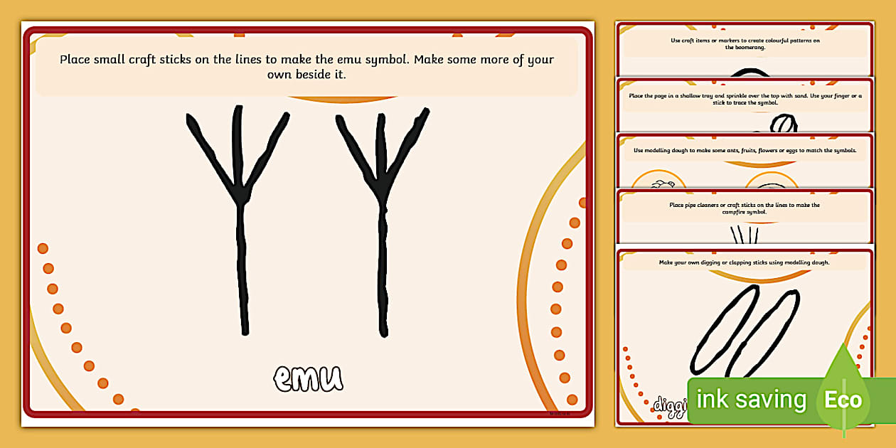 NAIDOC Week Aboriginal Symbols Sensory Mats (teacher made)