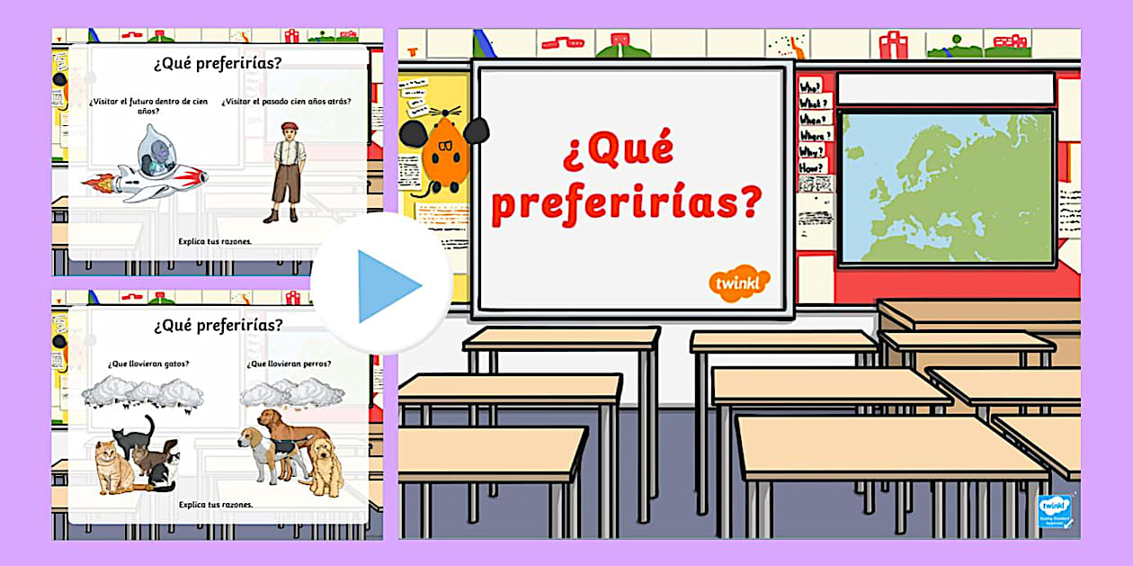Presentación: ¿Qué preferirías? (Teacher-Made) - Twinkl