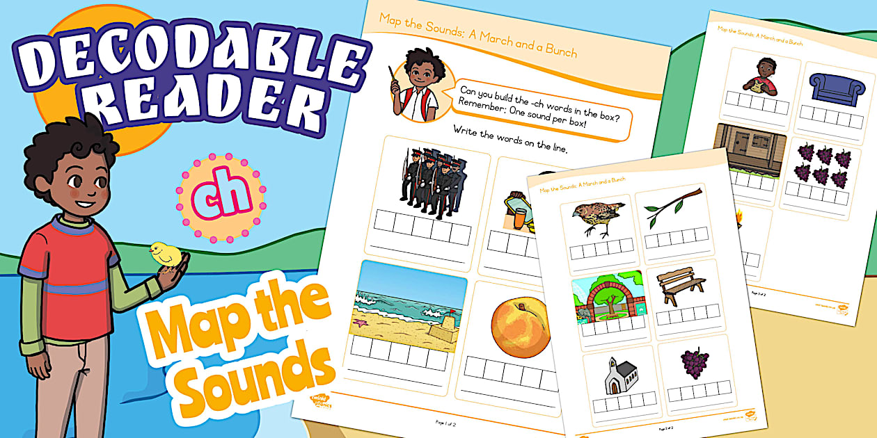 * NEW * Foundation Phase Phonics -ch Decodable Readers - Map the Sounds ...