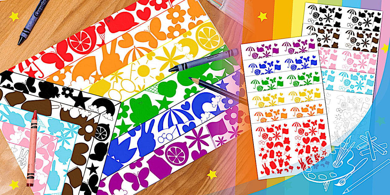 Progress Pride Flag Rainbow Pride Month Collage Activity