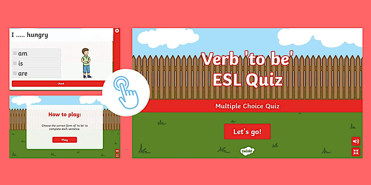 ESL Verb 'to be' Quiz (teacher made) - Twinkl
