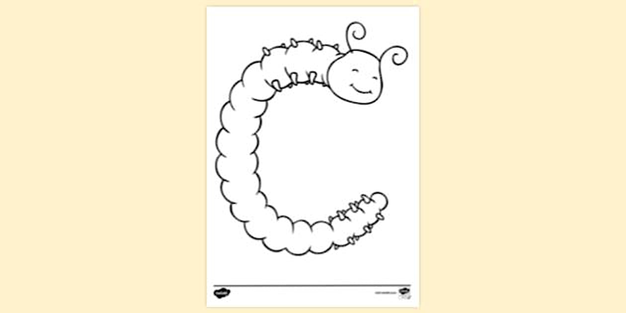 C Colouring Page | Colouring | Colouring Sheets - Twinkl