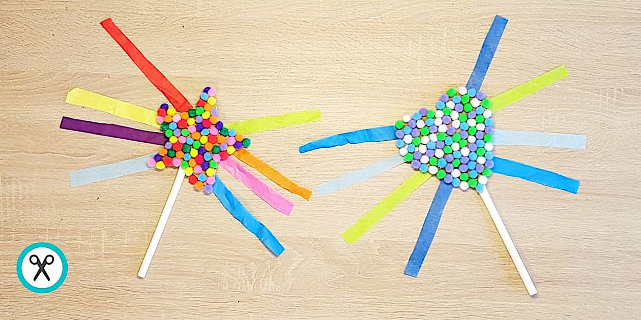 New Year's Eve Wishing Wand | Twinkl Crafts (teacher made)