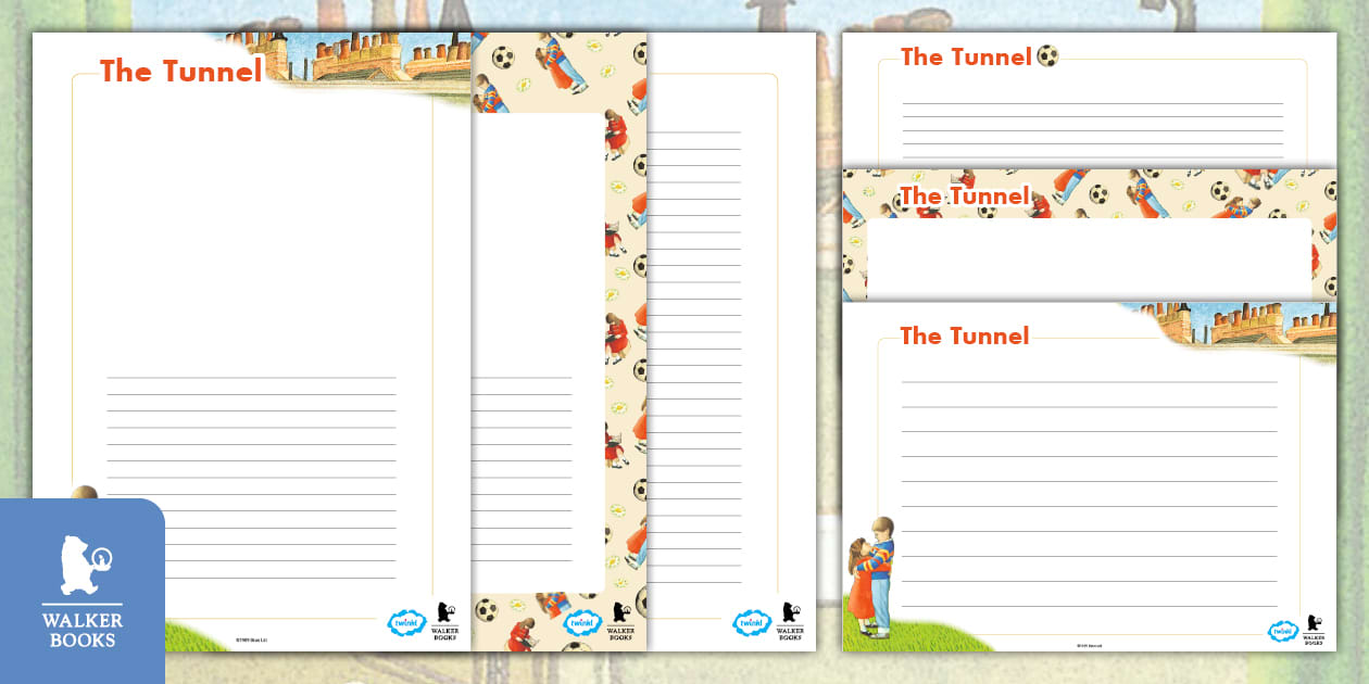 The Tunnel: Page Borders (teacher made) - Twinkl