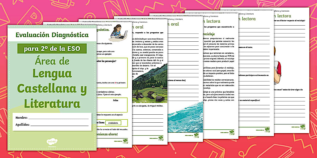 Evaluación diagnóstica: Lengua castellana - 2º de la ESO