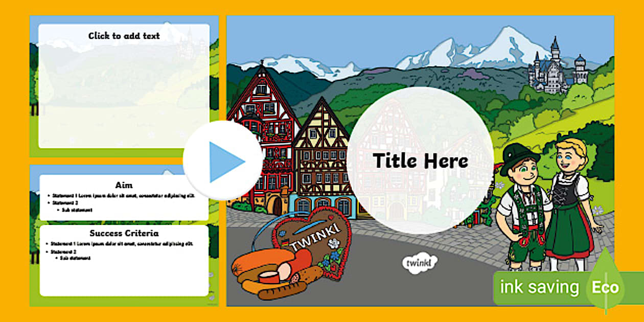 German Village Class PowerPoint (teacher made) - Twinkl