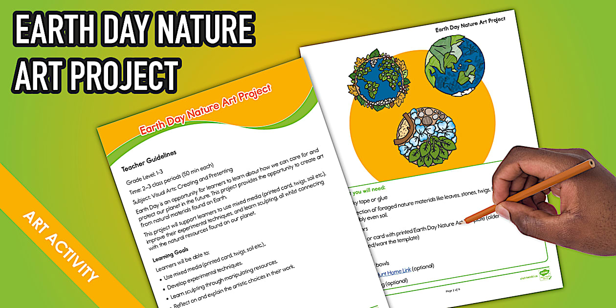 Earth Day Art Project & Rubric