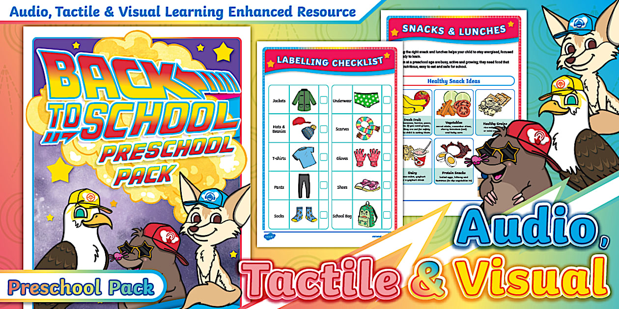 Preschool: Parent Guide - Back to School Preschool Pack