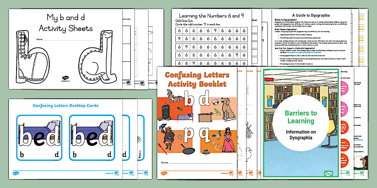 Letter and Number Reversal or Confusion Intervention Pack