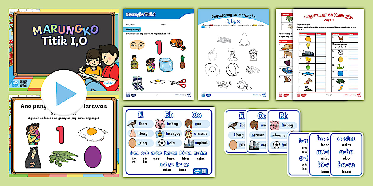 Marungko Titik I Resource Pack | Philippines | Twinkl