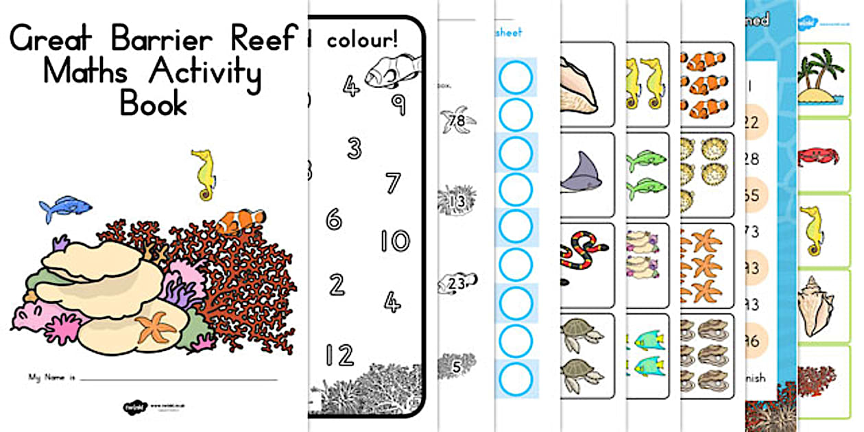 Great Barrier Reef Maths Activity Booklet - Twinkl