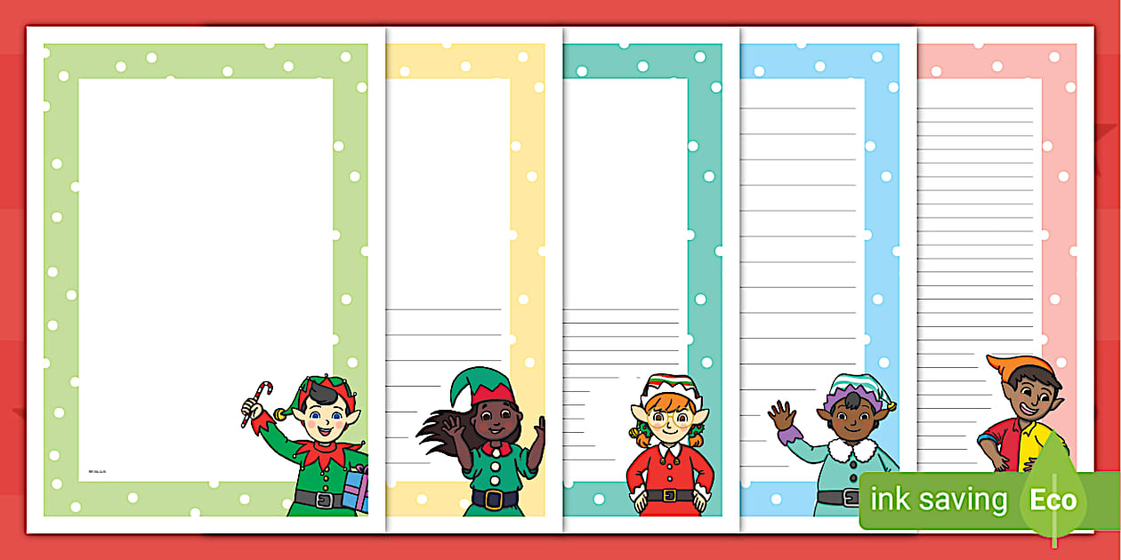 Elf Writing Template | Elf Writing Prompts and Ideas