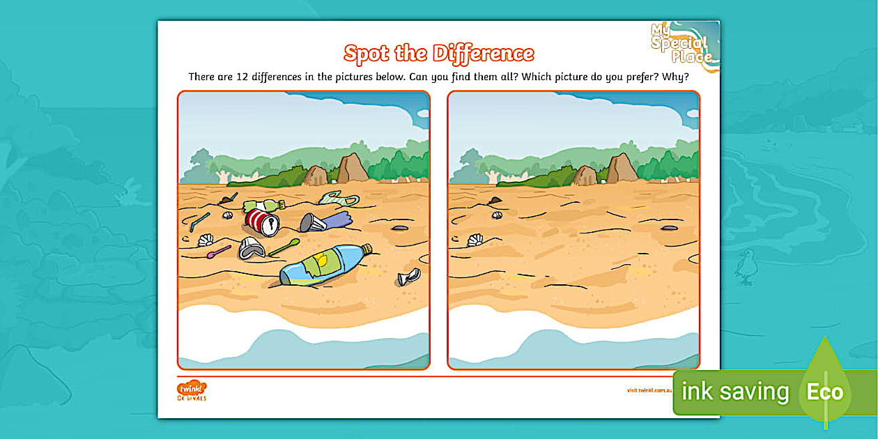 My Special Place – Spot the Difference (teacher made)