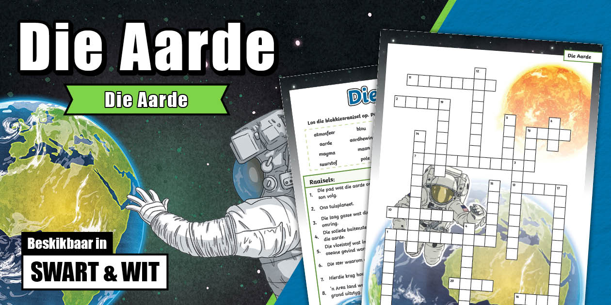 Graad 4 NW-Kwartaal 4–Die Aarde–Blokkiesraaisel (KABV Belyn)