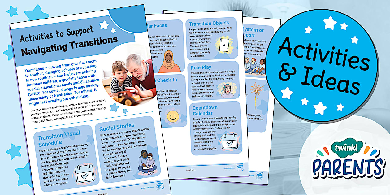 Activities to Support Navigating Transitions