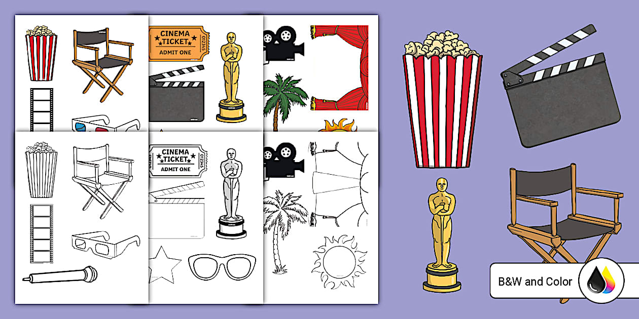 Hollywood Dramatic Play Cutouts (teacher made) - Twinkl