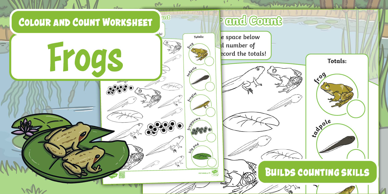 Frogs - Colour and Count