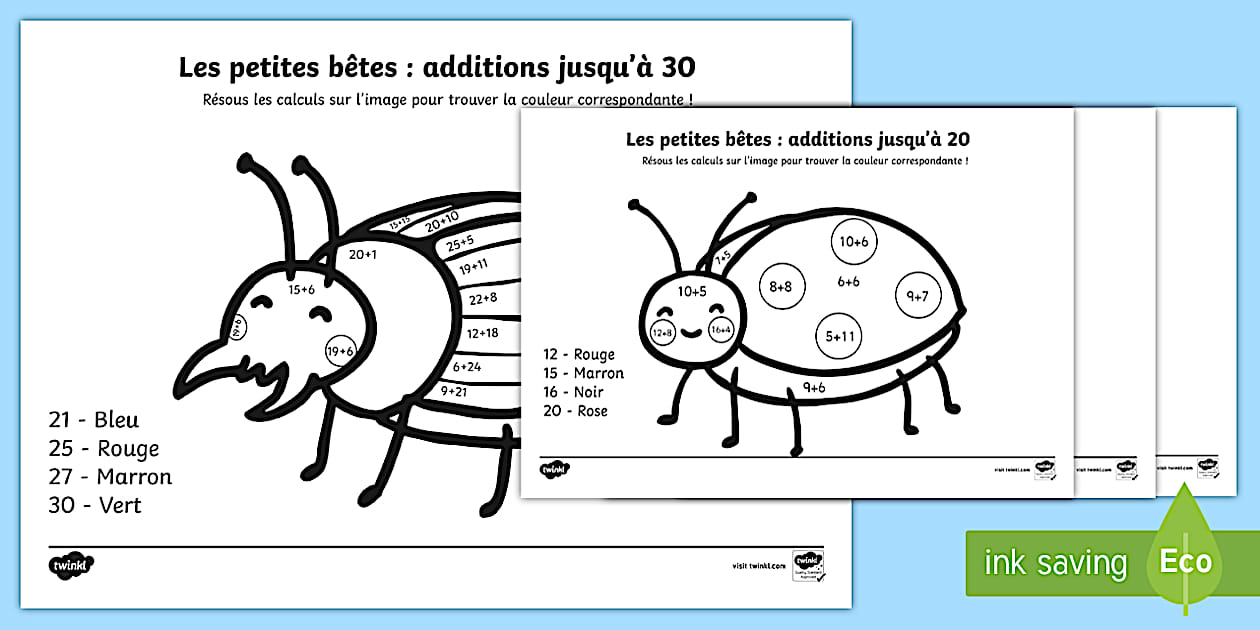 Coloriage magique addition | Cycle 2 (Teacher-Made) - Twinkl
