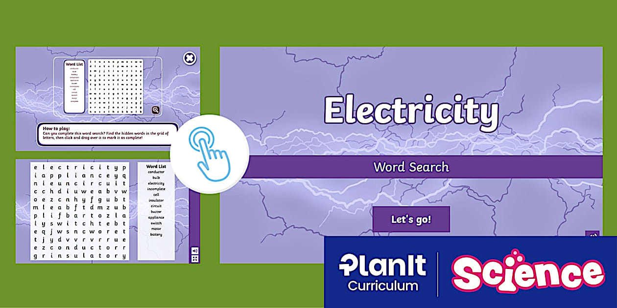 Electricity Word Search