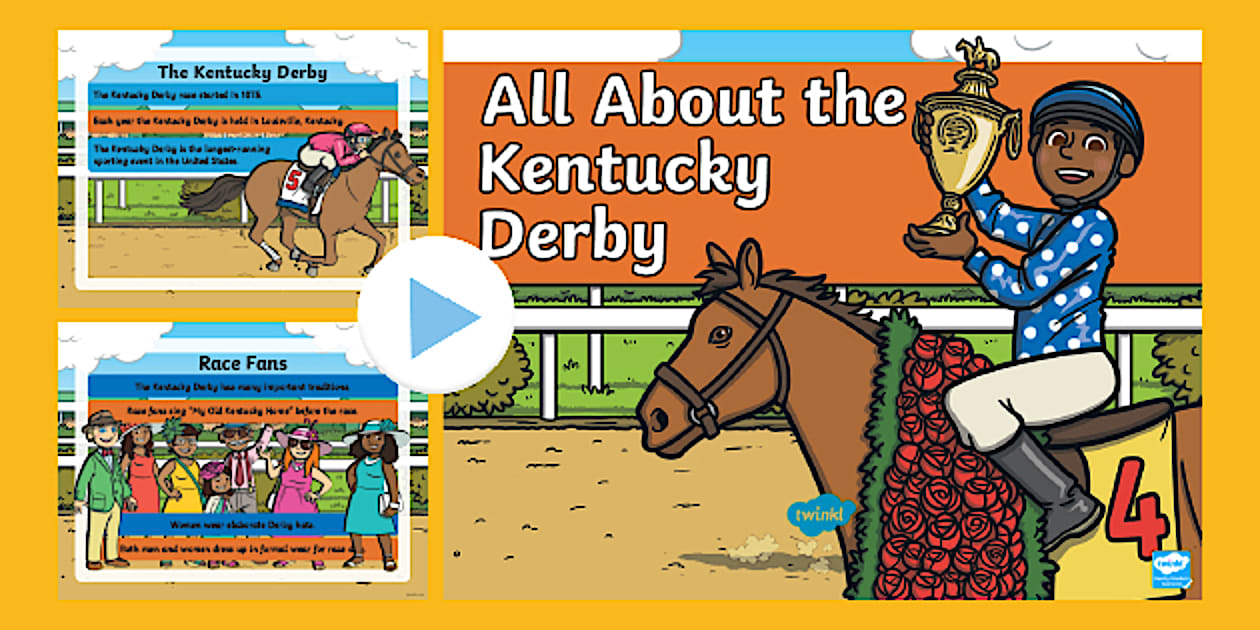 Colorful Kentucky Derby Slides for 1st Grade | Twinkl USA