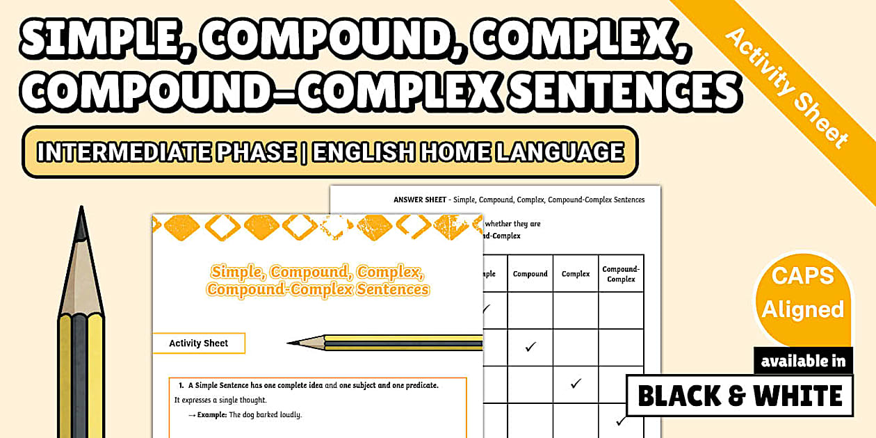 IP Eng-Simple, Compound, Complex, Compound-Complex Sentences–Act Sh