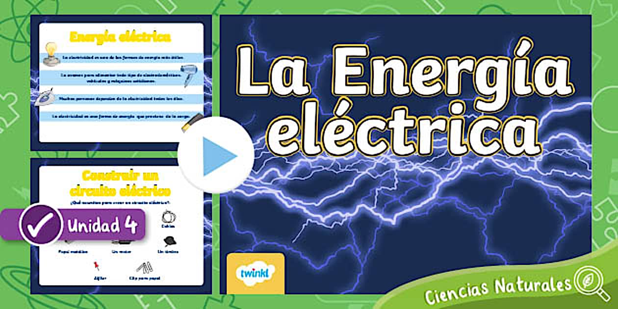 PowerPoint: La energía eléctrica