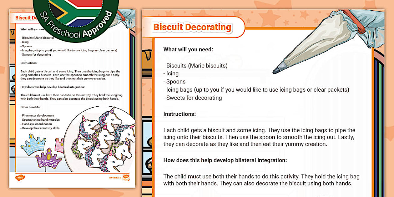 Bilateral: Biscuit Decorating (Teacher-Made) - Twinkl