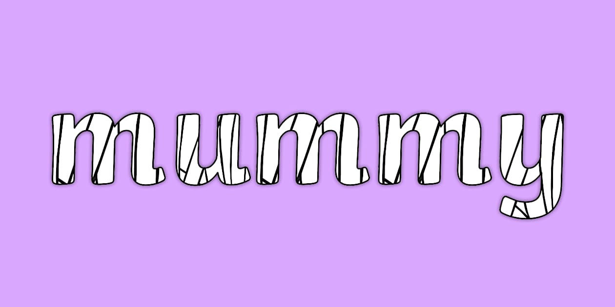 👉 Mummy Bandage Display Lettering - 'The Ancient Egyptians' Display ...