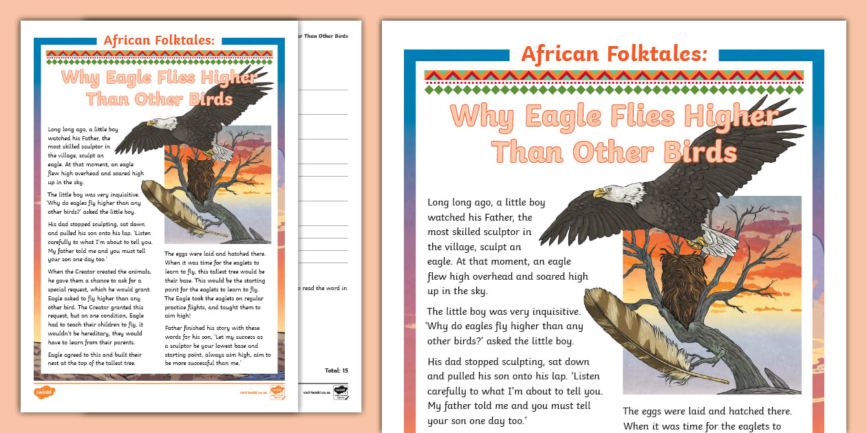 African Folktales: Why Eagle Flies Higher Than Other Birds