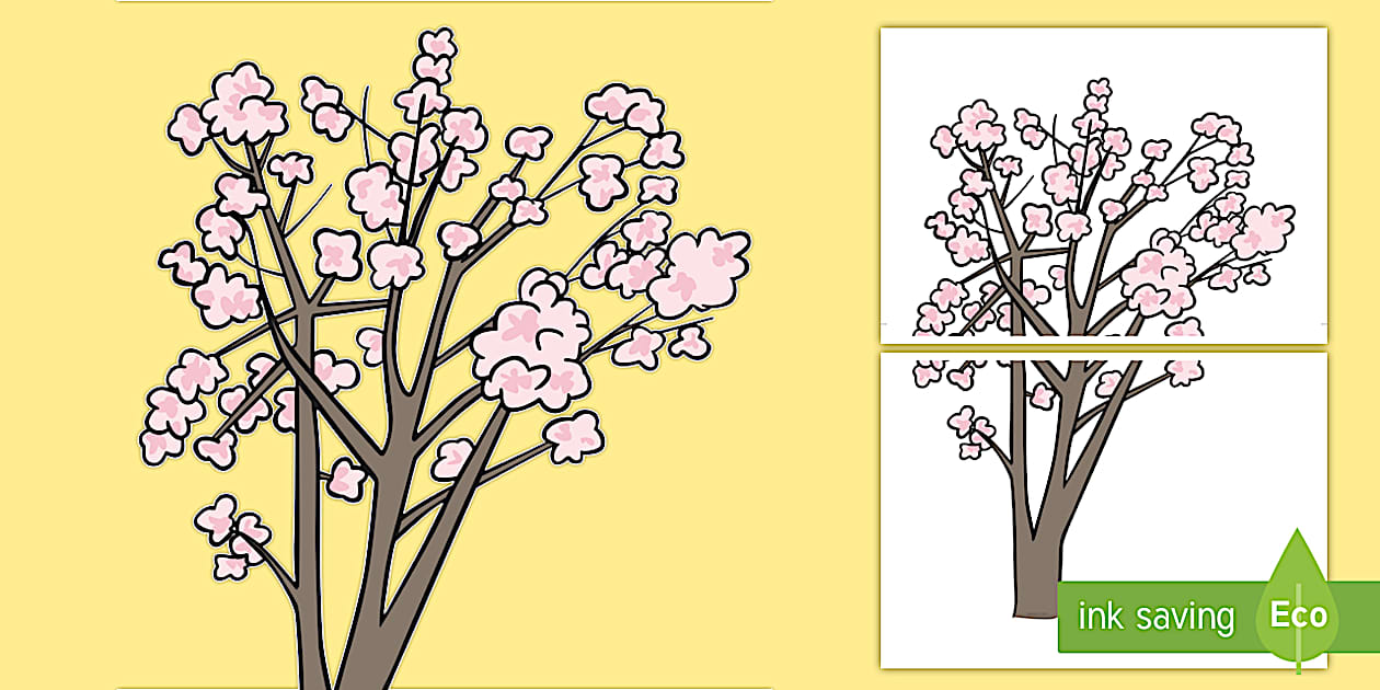 Large Magnolia Tree Display Cut-Out (Teacher-Made) - Twinkl
