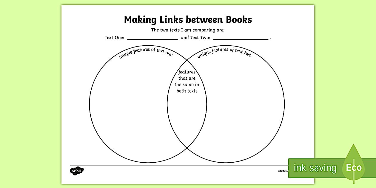 Editable Making Links Between Books Worksheet (teacher made)