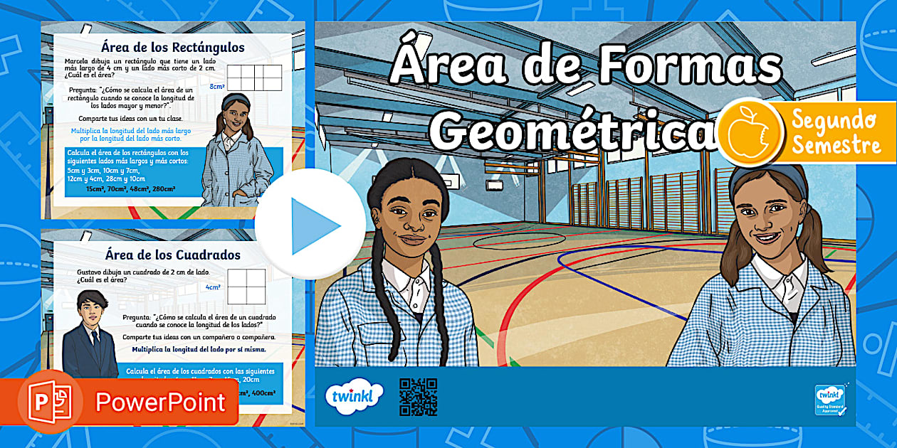 PowerPoint: Área de las Formas (Teacher-Made) - Twinkl