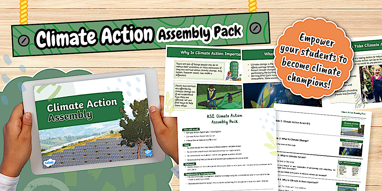 KS2 Climate Action Assembly Pack