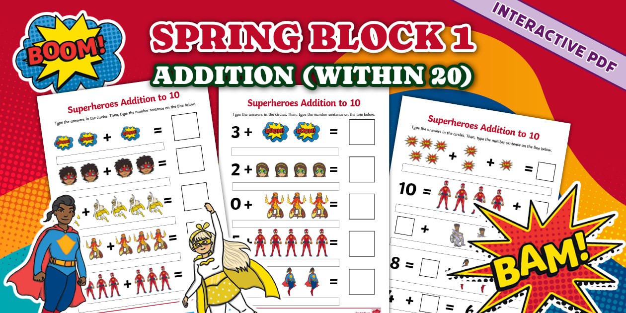 👉 Interactive PDF: White Rose Maths Supporting Year 1 Spring Block 1 ...