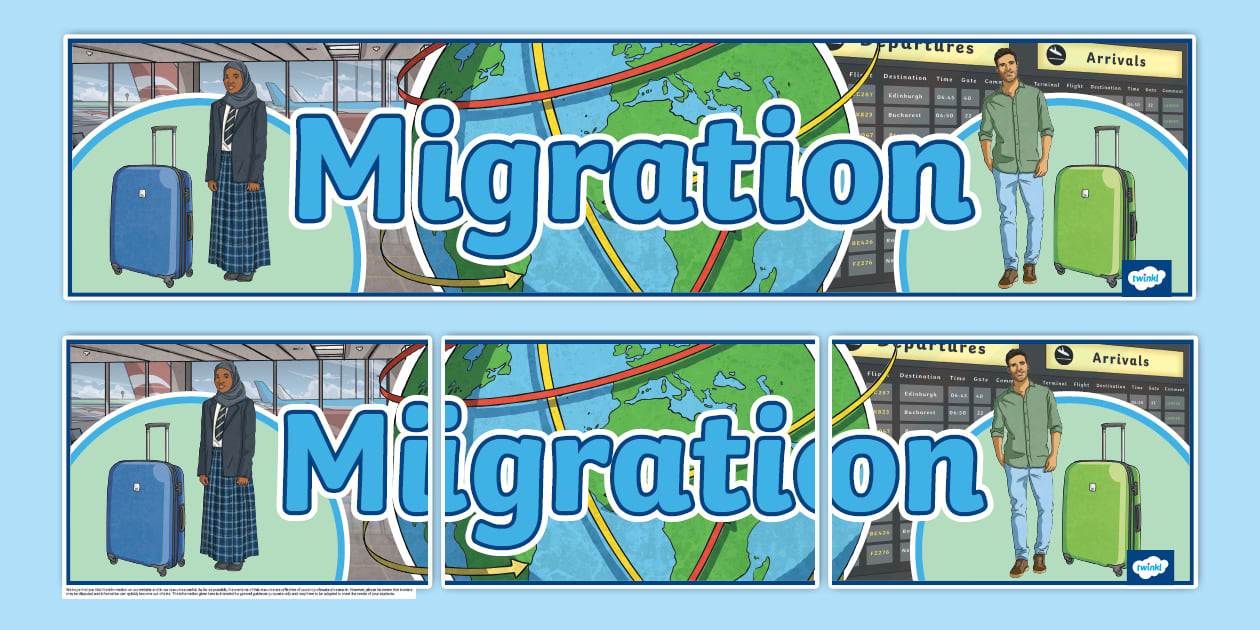 Migration Display Banner (teacher made) - Twinkl