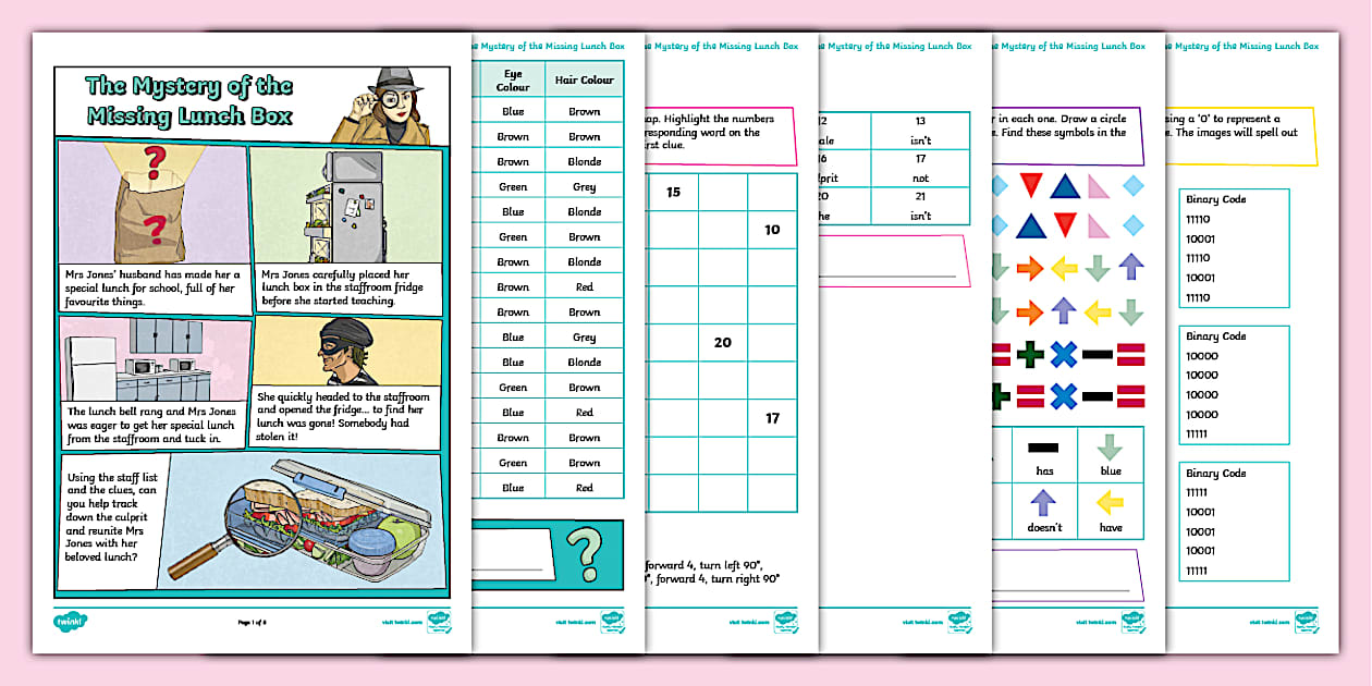 Coding Mystery Activity - Twinkl KS2 (teacher made) - Twinkl