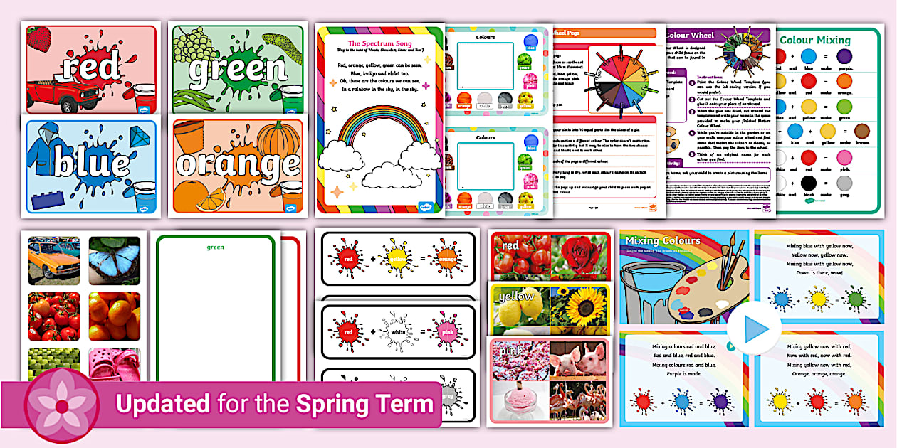 Colour Childminder EYFS Resource Pack (teacher made)