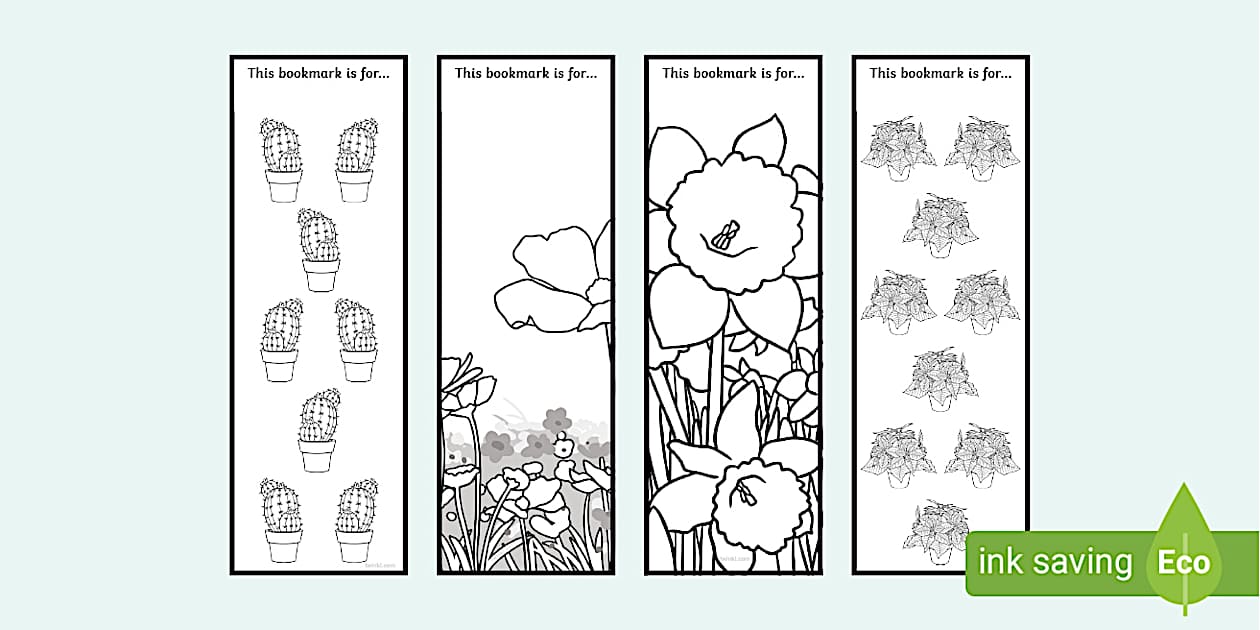 Plant Bookmarks to Colour – Twinkl Resources - Twinkl
