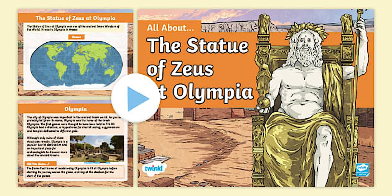 KS2 All About The Statue of Zeus at Olympia PPT - Twinkl