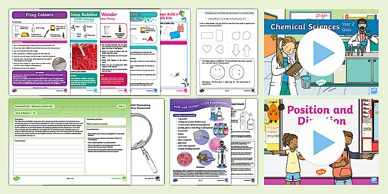 Marvellous Materials Yr 2 Wk 3-4 (teacher made) - Twinkl