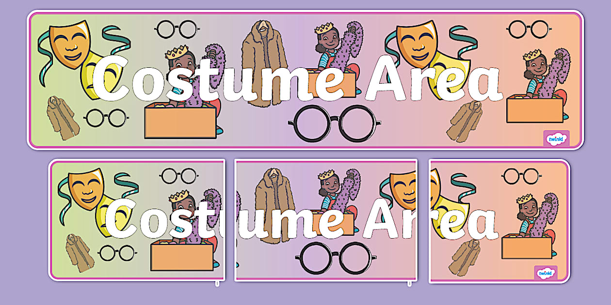Costume Area Display Banner - Twinkl Banner
