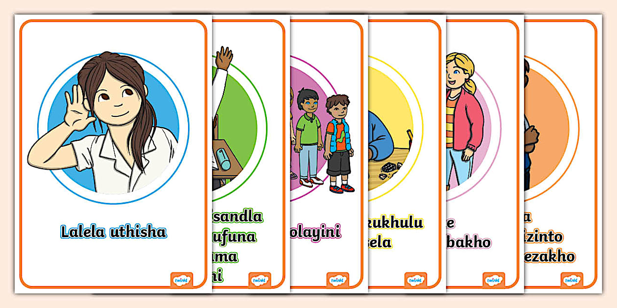 Classroom Rules and Behaviour Display Posters (teacher made)