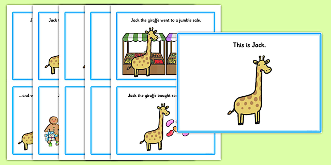 Initial j Story (teacher made) - Twinkl