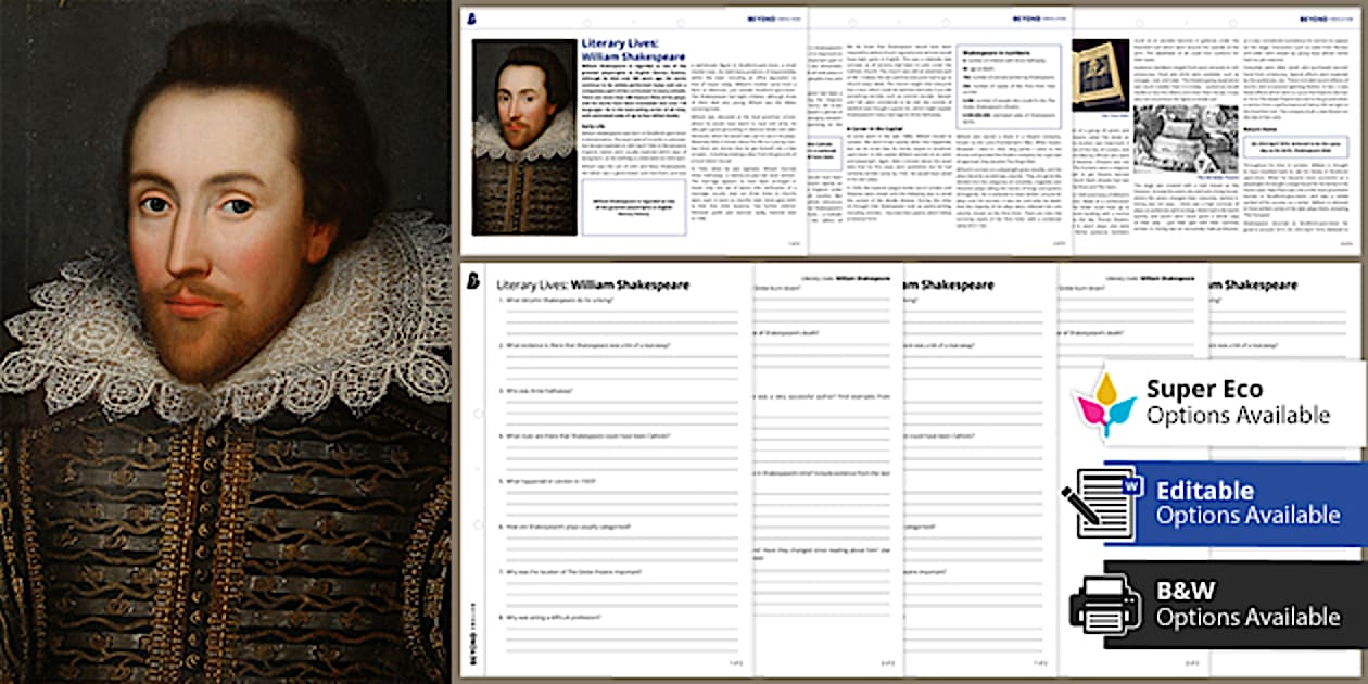 KS3 Reading Comprehension Shakespeare | Beyond - Twinkl