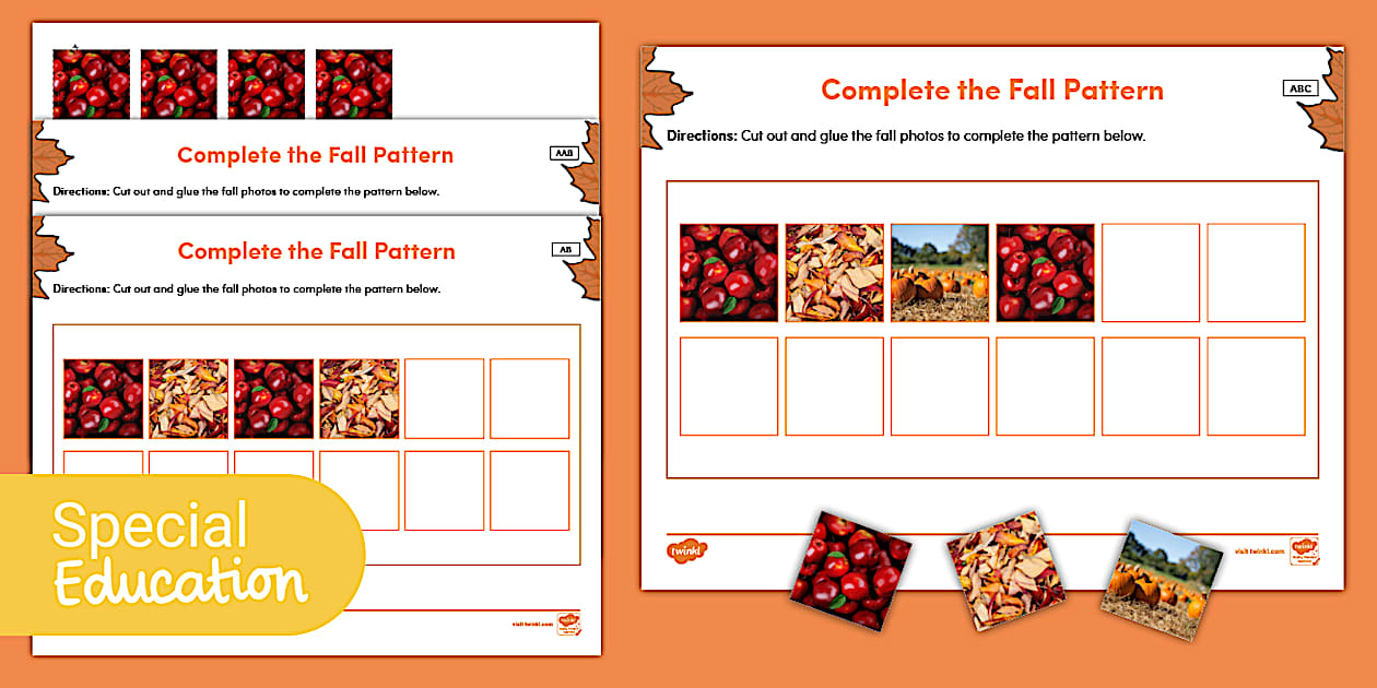 Fall Pattern Practice for Older Learners (teacher made)