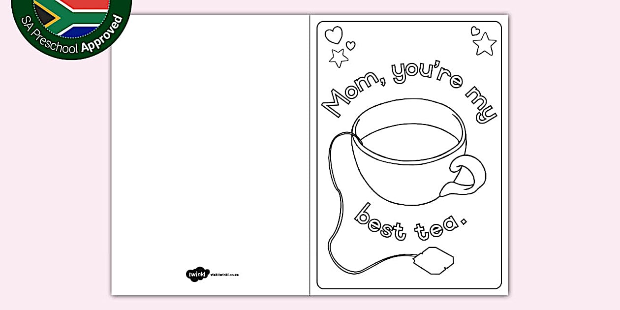 Mother's Day Card - Best Tea (teacher made) - Twinkl