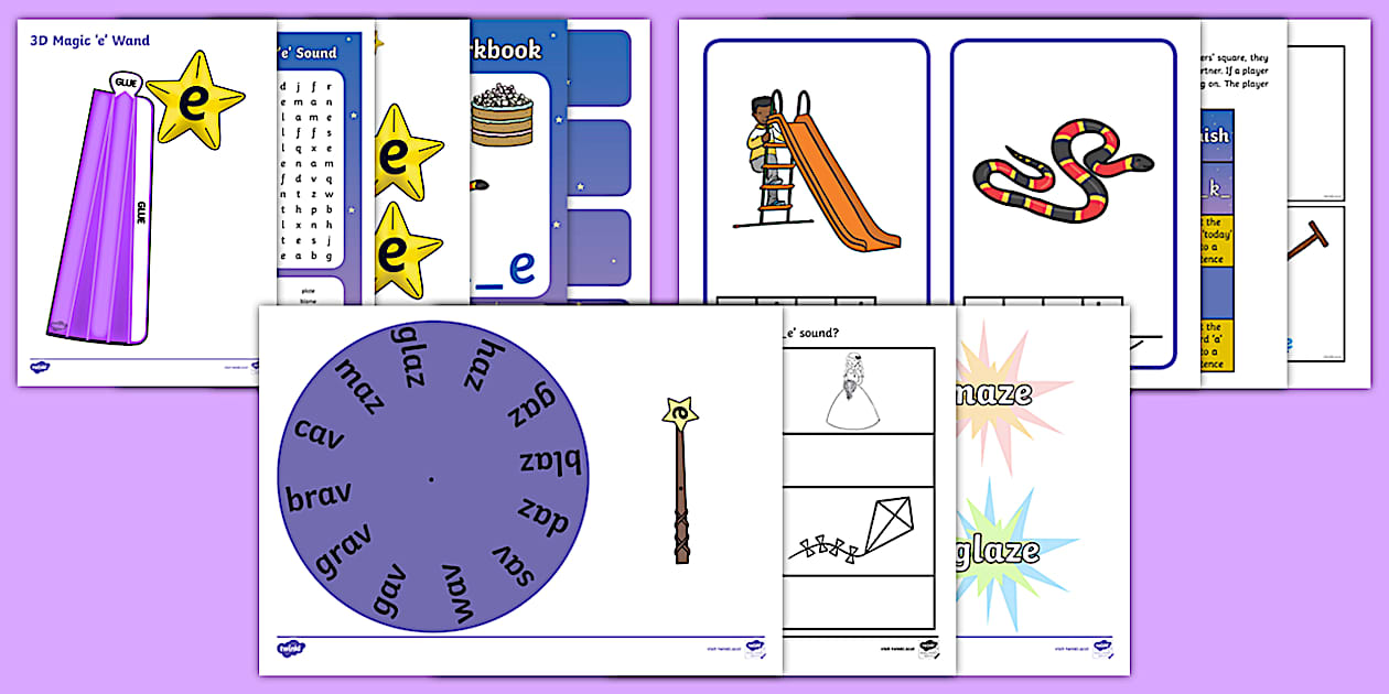 'Magic e' (Split Digraph) Activity Pack - Twinkl