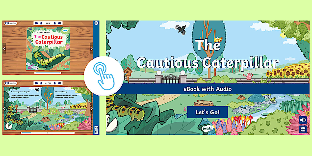 The Cautious Caterpillar eBook | Twinkl Originals - Twinkl
