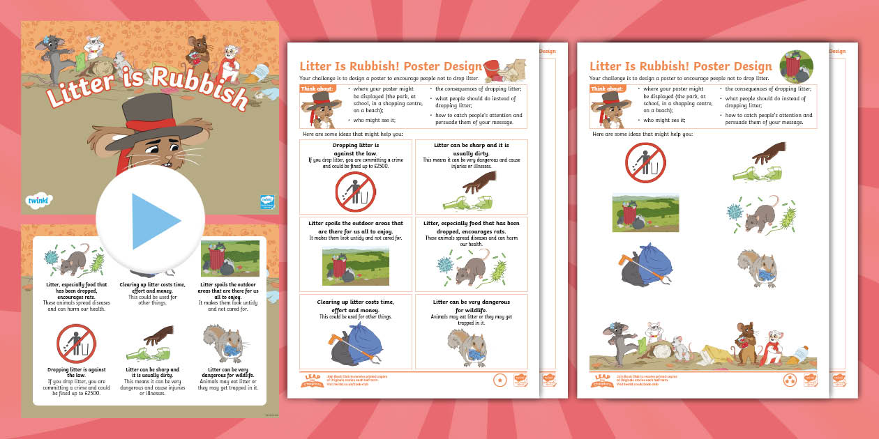 Litter is Rubbish! Year 2 Lesson Pack | Twinkl Originals