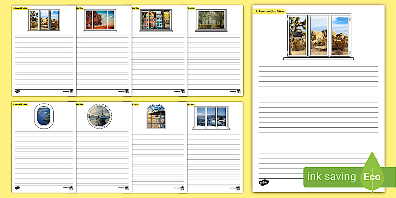 KS2 'A Room with a View' Descriptive Writing Prompt Sheets
